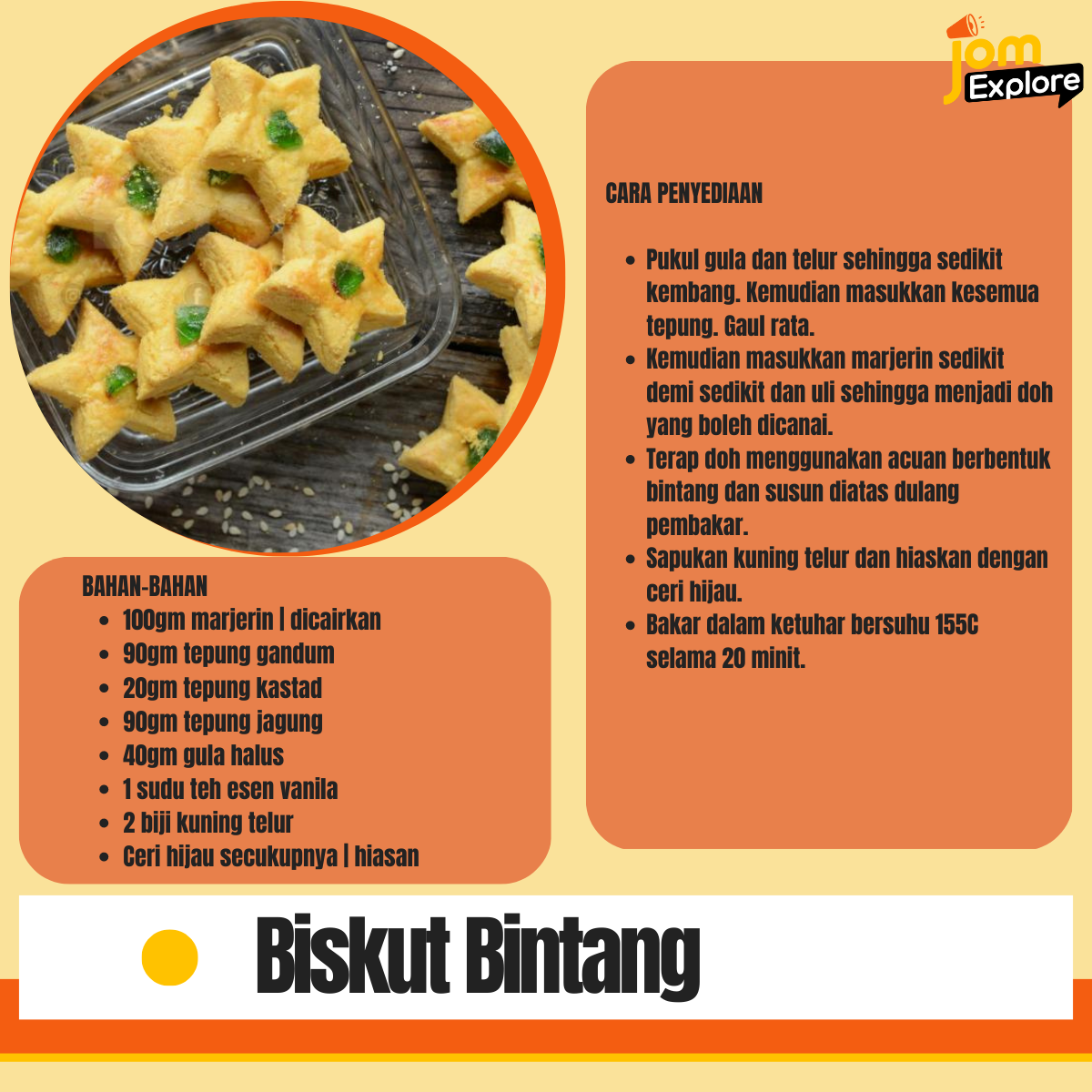 Resepi Kuih Raya Tradisional Popular & Sedap | 5 Resepi Biskut Raya ...