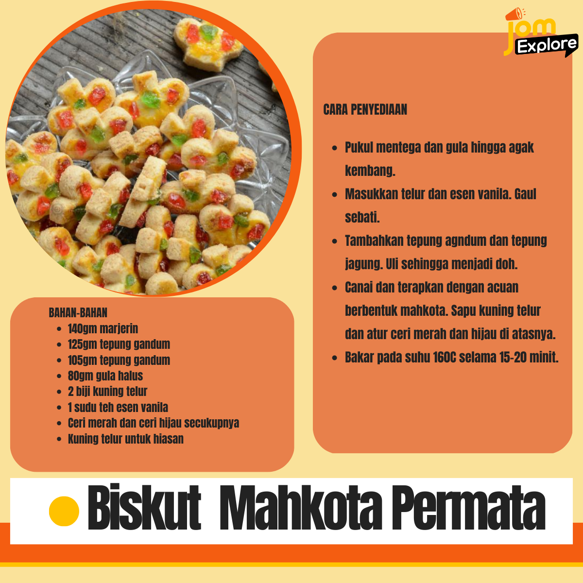 Resepi Kuih Raya Tradisional Popular & Sedap | 5 Resepi Biskut Raya ...