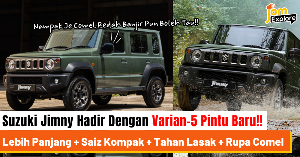 Suzuki Jimny 5 Pintu Baru Bakal Jadi Kereta Idaman GF Anda!